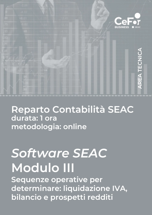 Modulo III - Sequenze operative per determinare: liquidazione