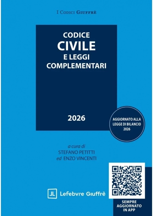 Codice civile e leggi complementari | 2026 Giuffrè